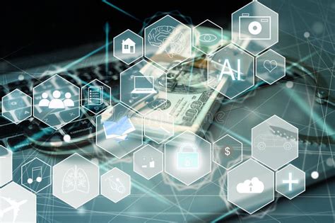 Ai Artificial Intelligence Concept Electronic Circuit Communication