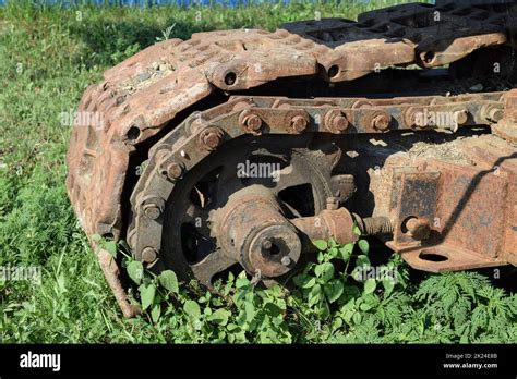 Combine Continuous Track Parts And Elements Of Agricultural Machinery