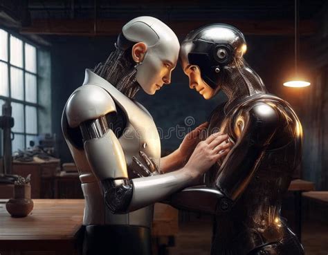 Reference Imagetwo Humanoids Share A Bond Built On Mutual Understanding