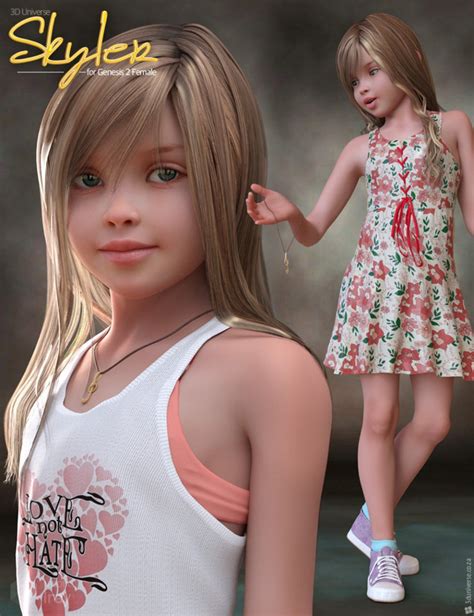 Skyler For Genesis 3 Female S Bundle 3D Community