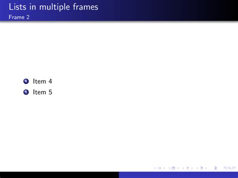 lists in beamer complete guide latex presentations
