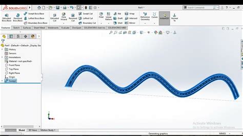 sweep feature in solidworks solidworks tutorial solidworks tutorial