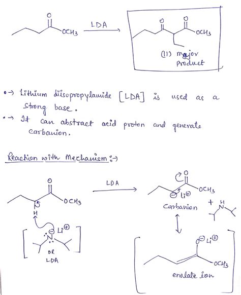Solved Predict The Product Of The Following Reaction O Lda Och3 O O I1 O Course Hero Solved Predict The Product Of The Following Reaction O Lda Och3 O O I1 O Course Hero