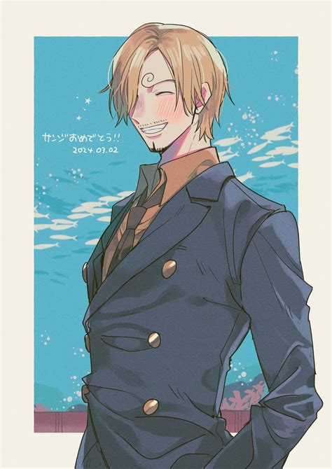 Sanji One Piece Drawn By Paruma Umu Danbooru