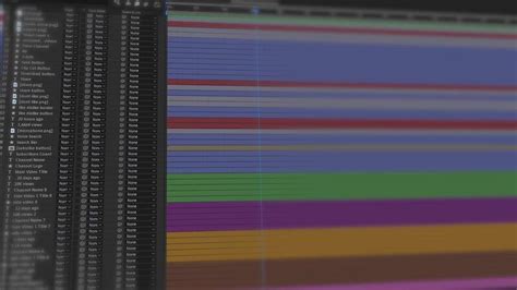 Editing In After Effects Layers On After Effects 51585874 Stock Video