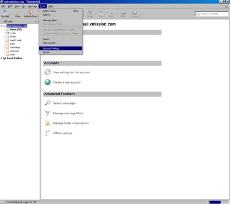 Thunderbird Configuration XMission Wiki