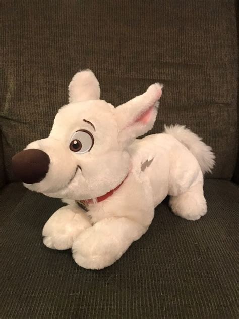 Disney Store Bolt Plush Dog Lying Down Disney Stuffed Animals Plush Dog Plush Stuffed Animals