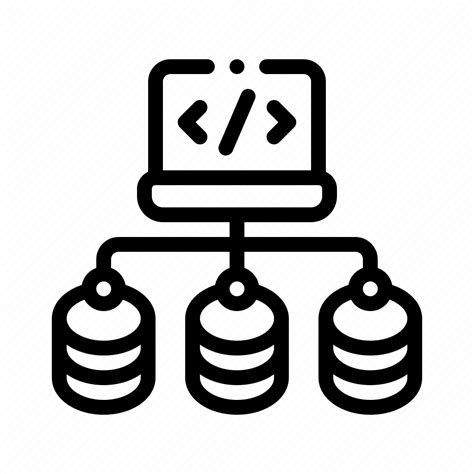 Database Networking Coding Programing Server Icon Download On