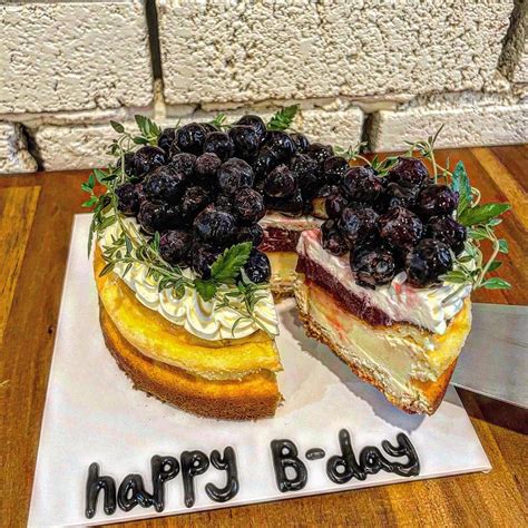 케이크 한판 Cake 블루베리 치즈 케이크 미니1호