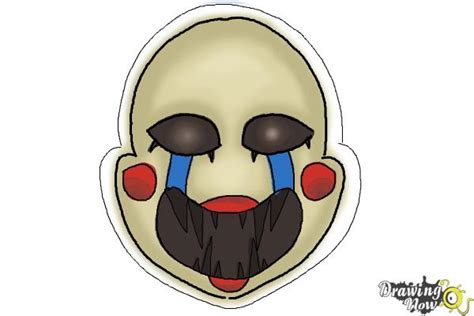 How To Draw The Puppet From Five Nights At Freddys DrawingNow