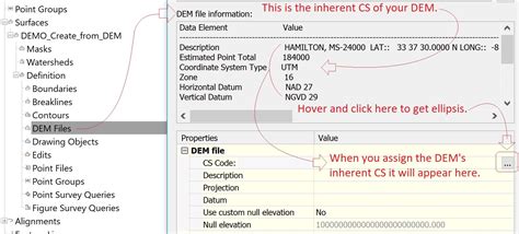solved importing a dem into a grid surface not allowing me to select