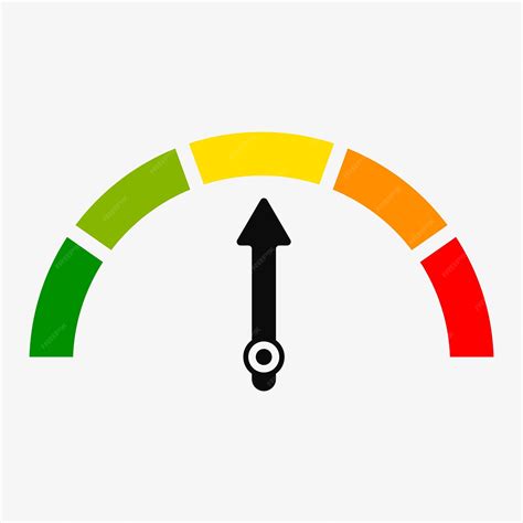 Premium Vector Vector Icon Customer Satisfaction Meter Speedometer Vector Illustration