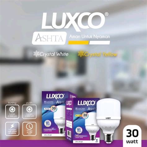 Jual Lampu Led Luxco Watt Watt T Bulb Luxco Bergaransi Shopee Indonesia