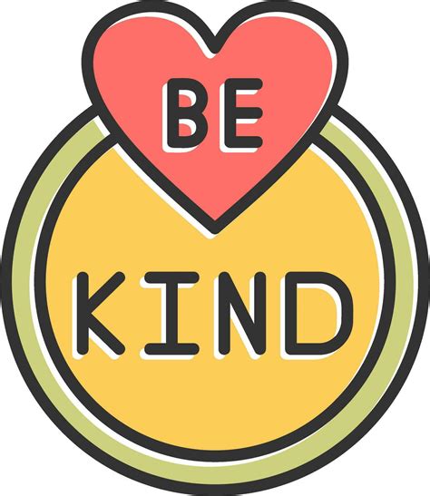 Be Kind Vector Icon 31442600 Vector Art At Vecteezy