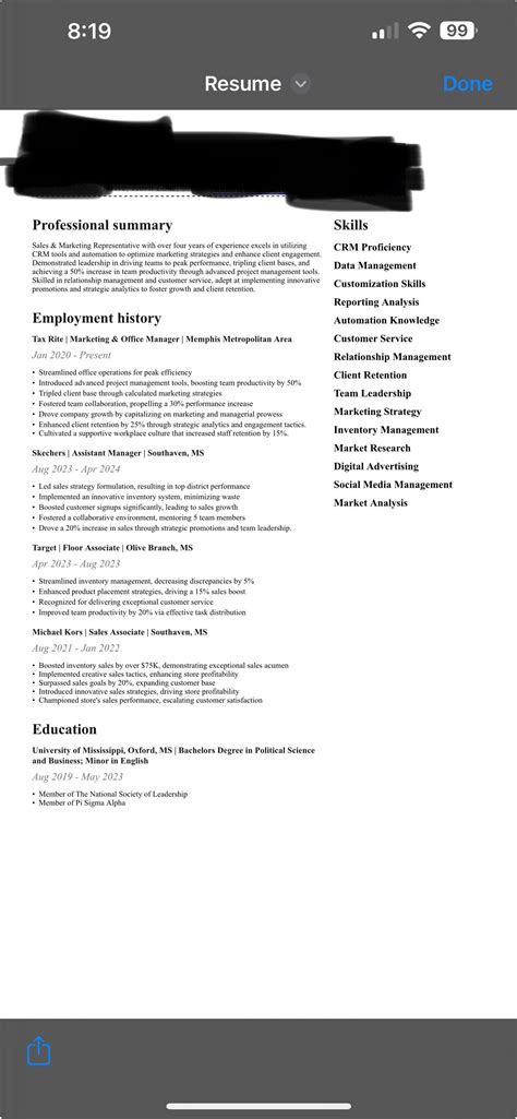 Help With Resume To Get Sdr Or Bdr Jobs Rresumes