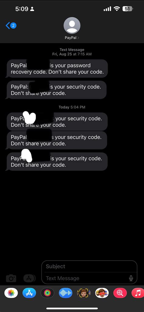 paypal security code r scams