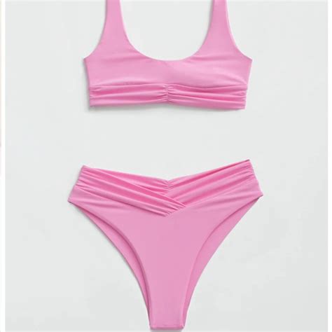 Riot Swim Swim Riot Swim Pico Bikini In Bubblegum Pink Poshmark