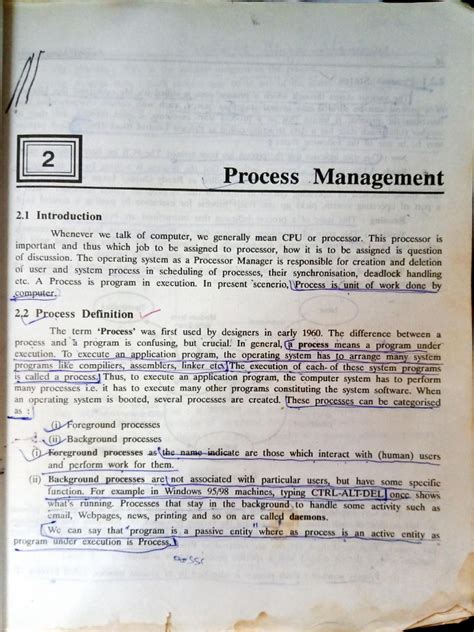 os process and memory management pdf