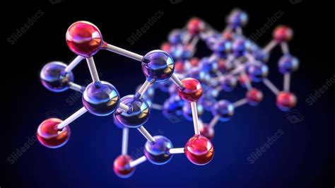 Molecule Blue Illustration Powerpoint Background For Free Download Slidesdocs