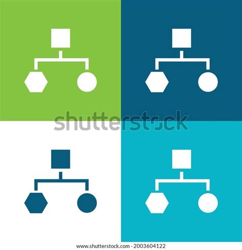 Block Schemes Black Shapes Flat Four Stock Vector Royalty Free 2003604122 Shutterstock