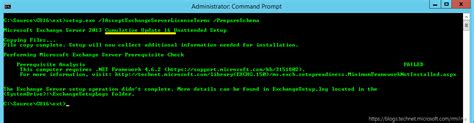 Exchange 2013 CU16 And Exchange 2016 CU5 NET Framework Requirement 250 Hello