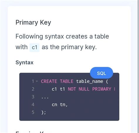 Raghu Katre On Linkedin Day76 Primary Key Foreign Key Syntax