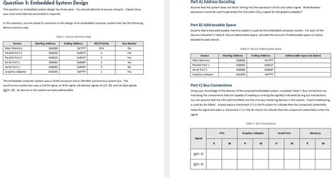 Question 3 Embedded System Design This Question On Chegg Com