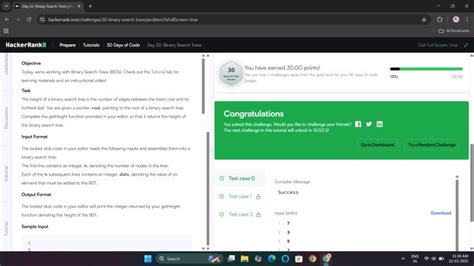 Java Hackerrank 30daysofcode Binarysearchtree Datastructures