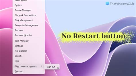How To Show Or Hide Restart Button In Windows Artofit