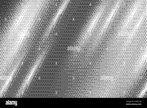 Bitmap Pattern With Pixel Texture Dotted Gradient Retro Vector