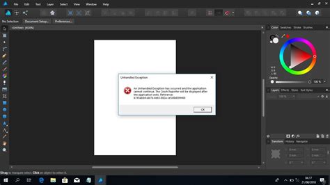 Crash Pre V2 Archive Of Desktop Questions Macos And Windows Affinity Forum