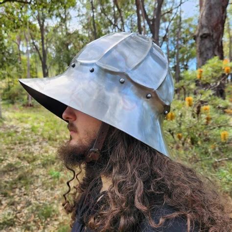 Late Medieval Spiral Kettle Helmet