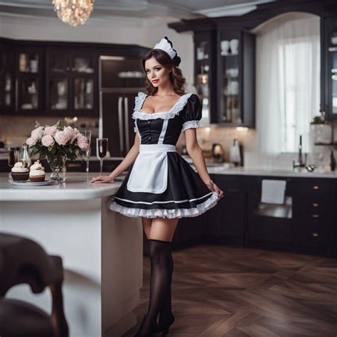 Sexy French Maid Full View By Nouserm On Deviantart