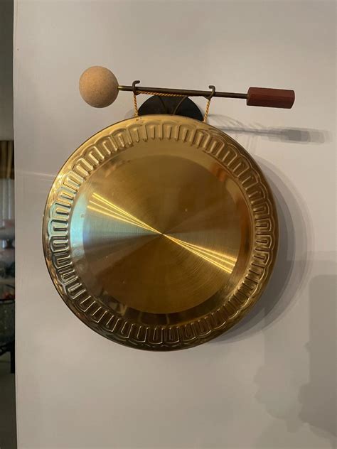 Wall Mounted Brass Gong