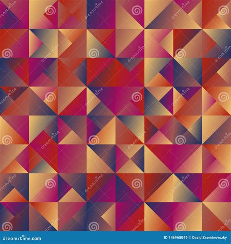 Minimal Dynamic Multicolor Gradient Triangle Mosaic Background Stock