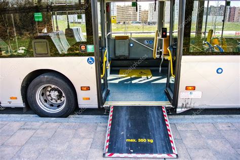 Access Ramp For Disabled Persons And Babies In A Bus Stock Photo Anderock82photo 23016298