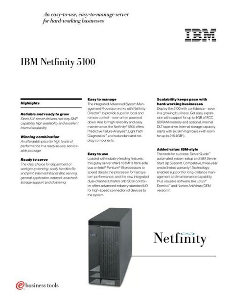 Ibm Netfinity 5100