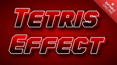 Tetris Effect Text Effect Generator