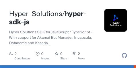 Github Hyper Solutionshyper Sdk Js Hyper Solutions Sdk For Javascript Typescript With