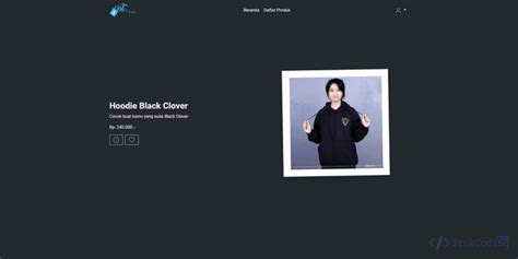 aplikasi toko baju berbasis web codeigniter