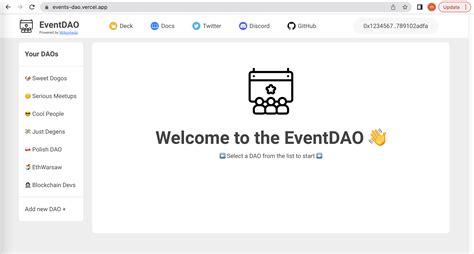 GitHub Monika Zajac Krypto Events Dao App