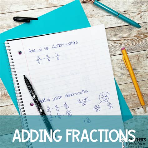 How To Effectively Teach Adding And Subtracting Fractions A Teacher S Wonderland