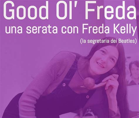 Fonte Nuova Accoglie Freda Kelly Un Tuffo Nella Storia Dei Beatles