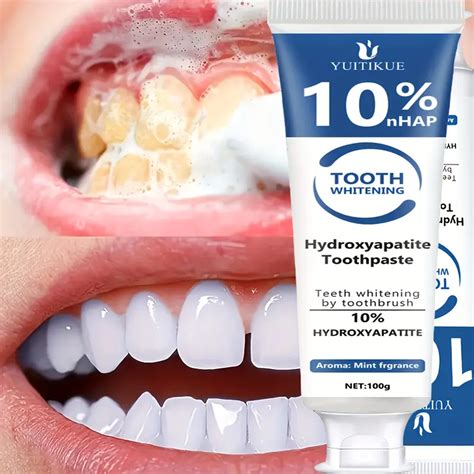 Whitening Toothpaste Hydroxyapatite Protect Gum Health Remove Plaque