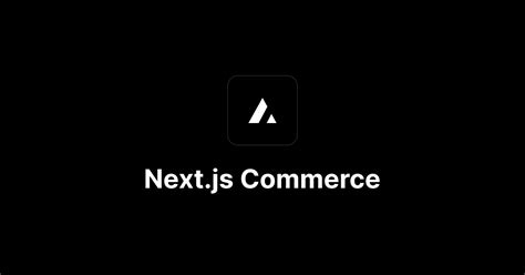 next js commerce