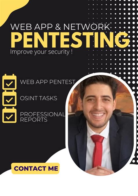 Pentest Your Web Application By Marouanezribi Fiverr