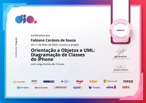 Gostaria De Compartilhar Que Recebi Uma Nova Certificação Orientação A