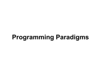 Programming Paradigms PDF