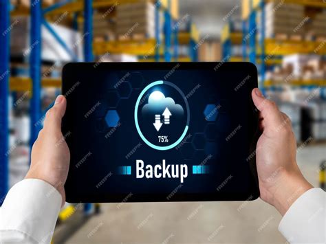 Backup Storage Data Internet Technology Business Concept Snugly Premium Ai Generated Image