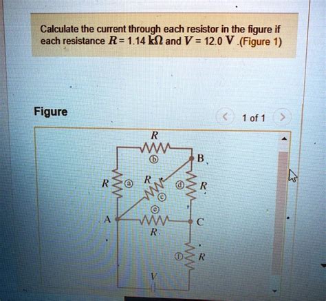 Calculate The Current Through Each Resistor In The Figure If Each